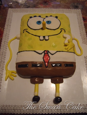 The Swan Cake: Spongebob cake
